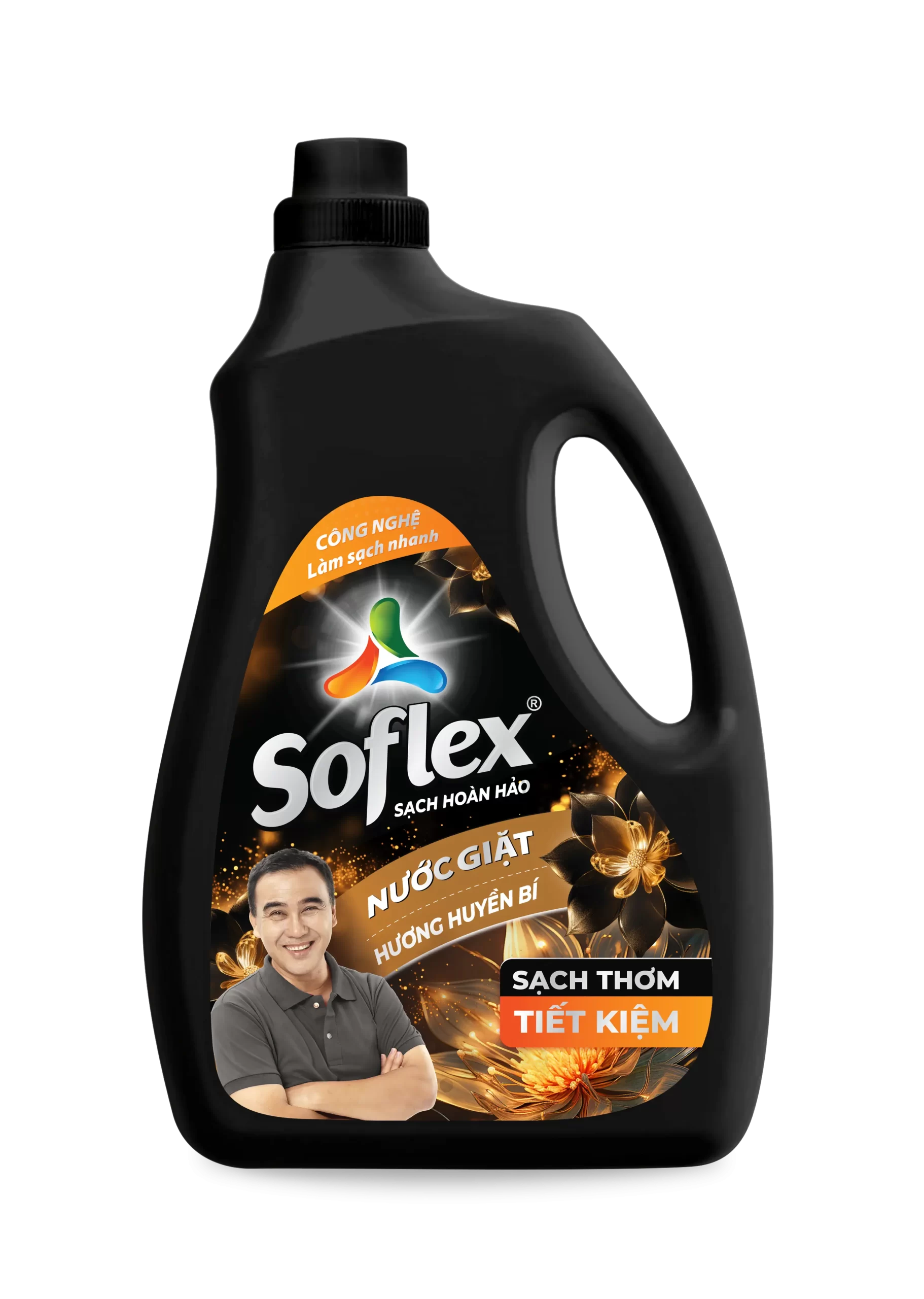 Nước giặt Soflex can 3.6kg hương huyền bí – soflex.com.vn